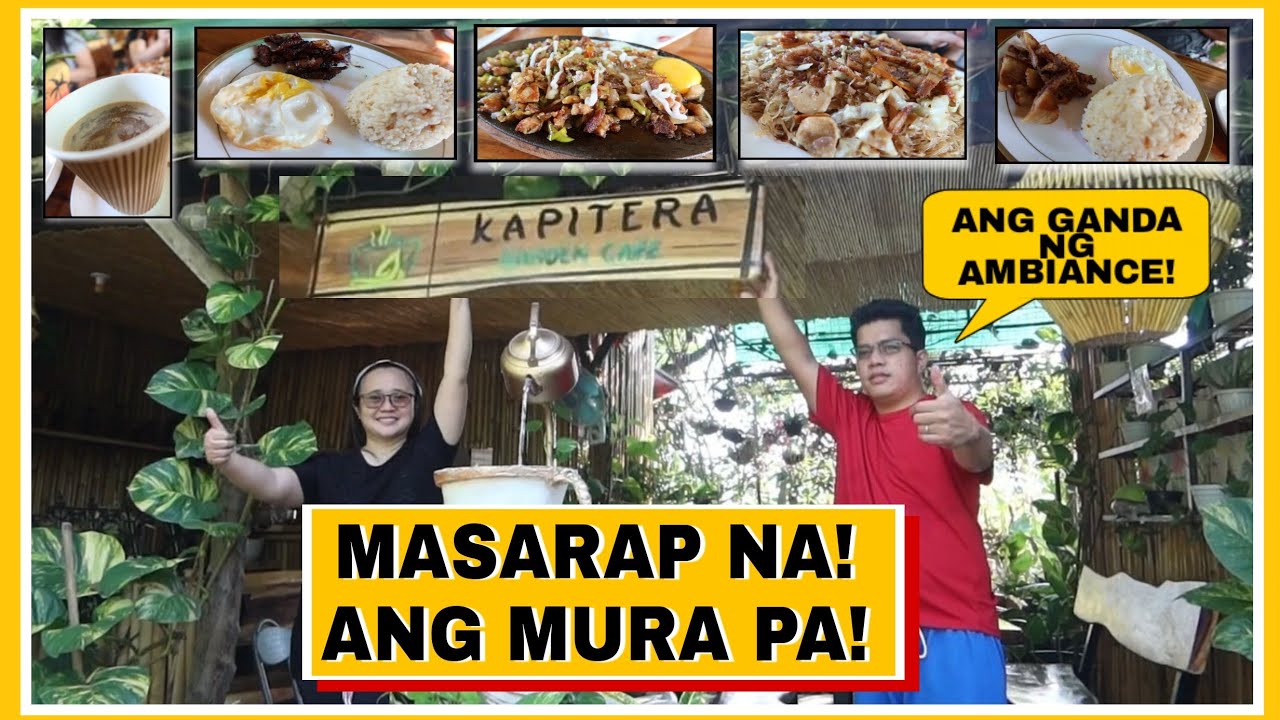 MASARAP AT MURA NA GARDEN CAFE | KAPITERA GARDEN CAFE | Team Delfin CL ...