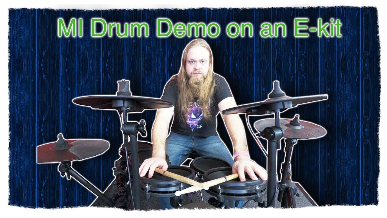 ML Drums Electric Kit Demo - YouTube