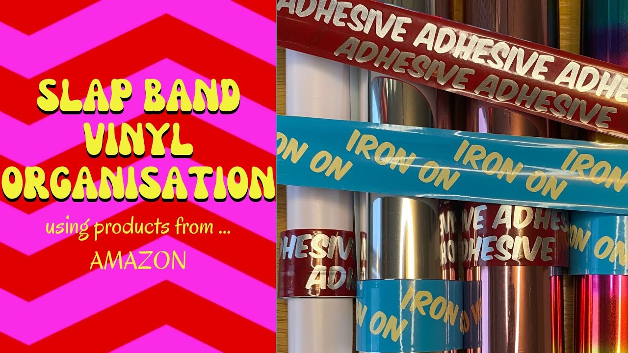 💡🧻 Organise your vinyl rolls using slap bands and your Cricut! 💡🧻 - YouTube