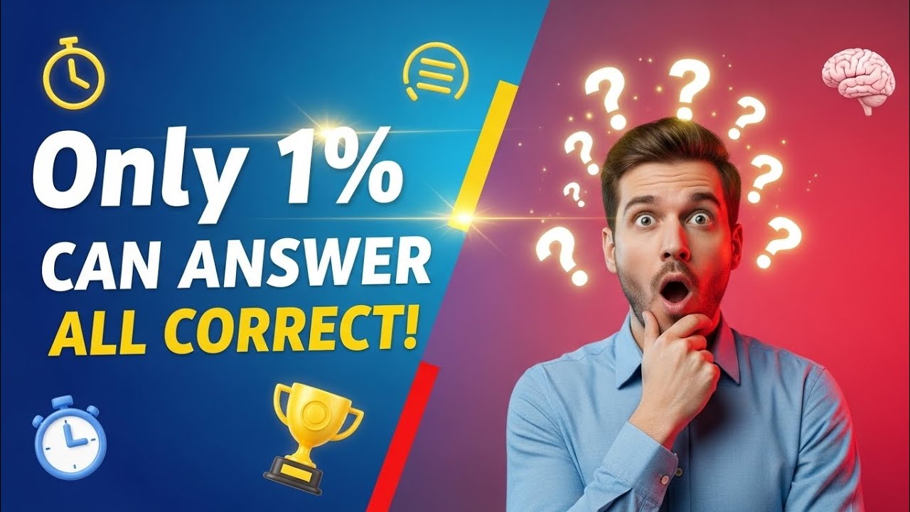 General knowledge quiz trivia. Everyone should know - YouTube