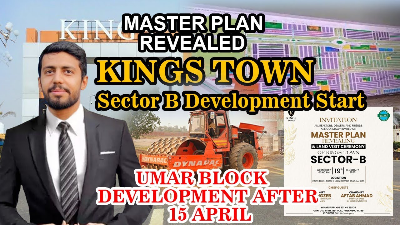 Kings Town latest Update Map reveled | Umar block development DATE ...