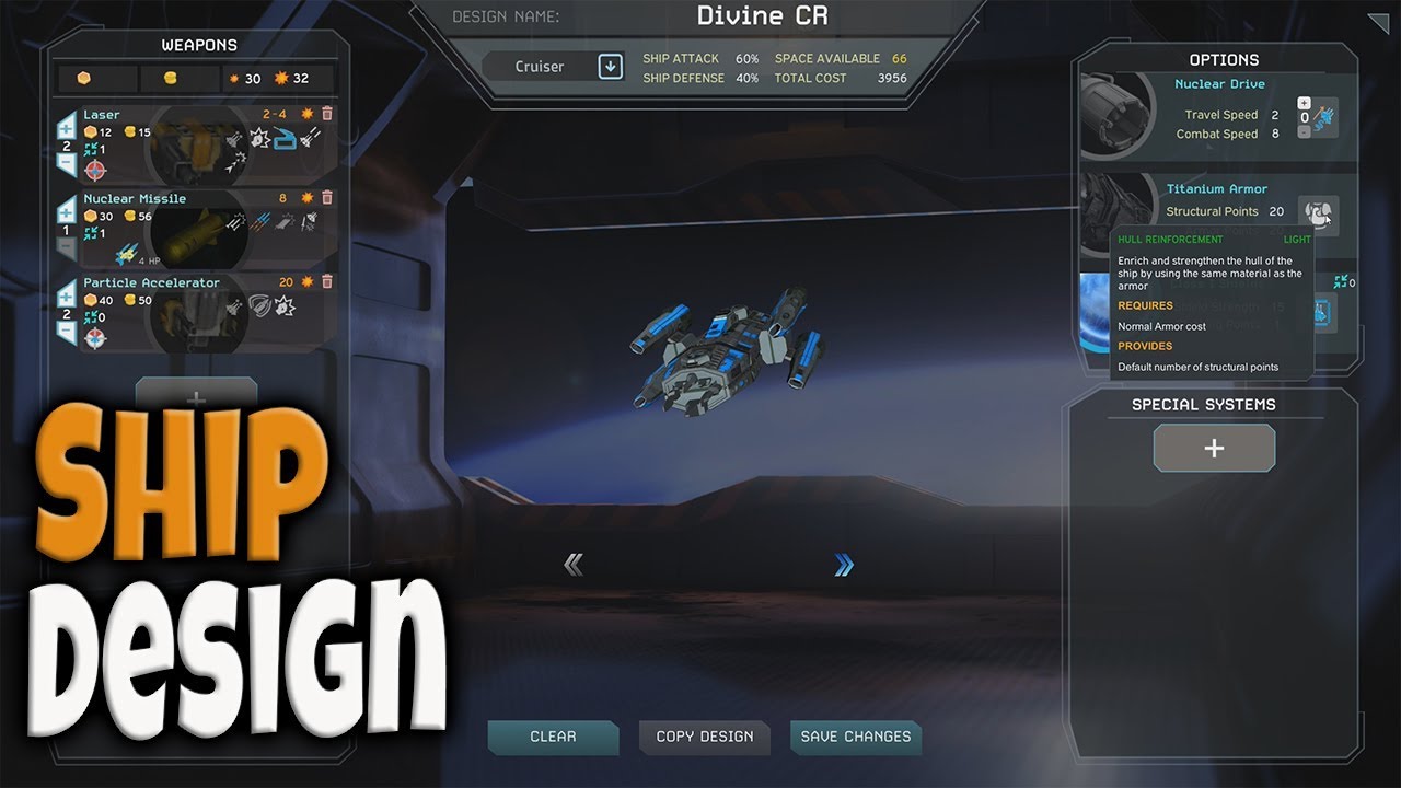 Ship Design Guide | Interstellar Space: Genesis - YouTube