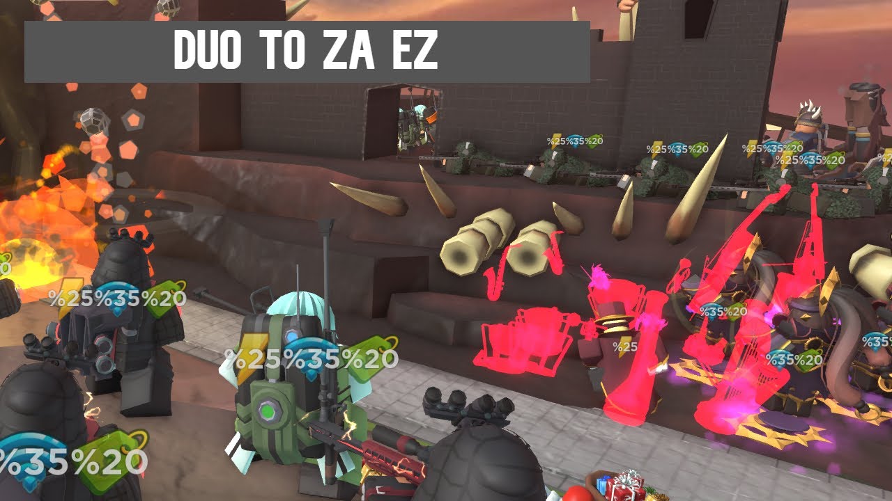 Ranger, Mortar, Sniper oraz support Duo Fallen Mode | TDS - YouTube