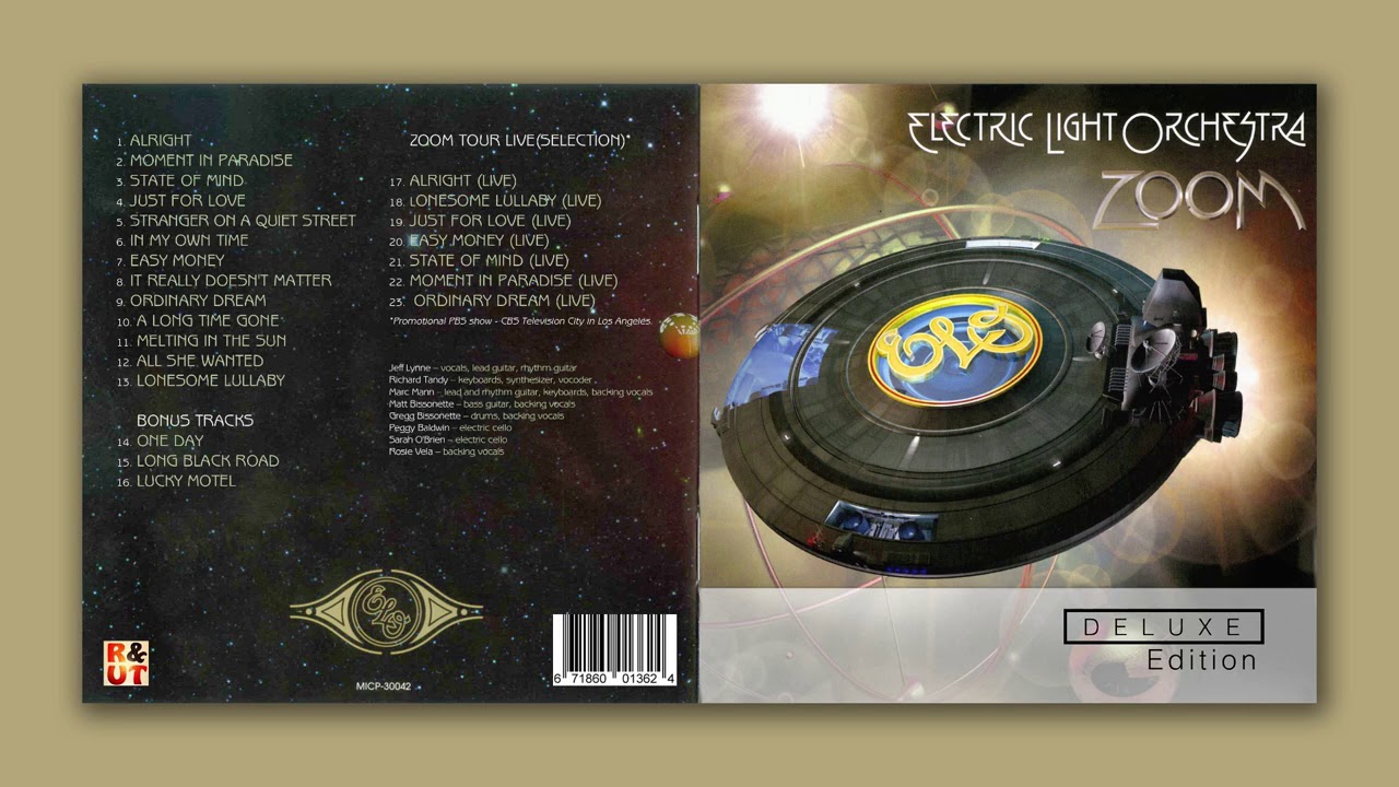 ELECTRIC LIGHT ORCHESTRA - Zoom "Deluxe Edition" - [Expanded and ...
