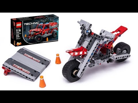 LEGO Technic 42075 C model MOC Super MOTO bike alternative build - YouTube