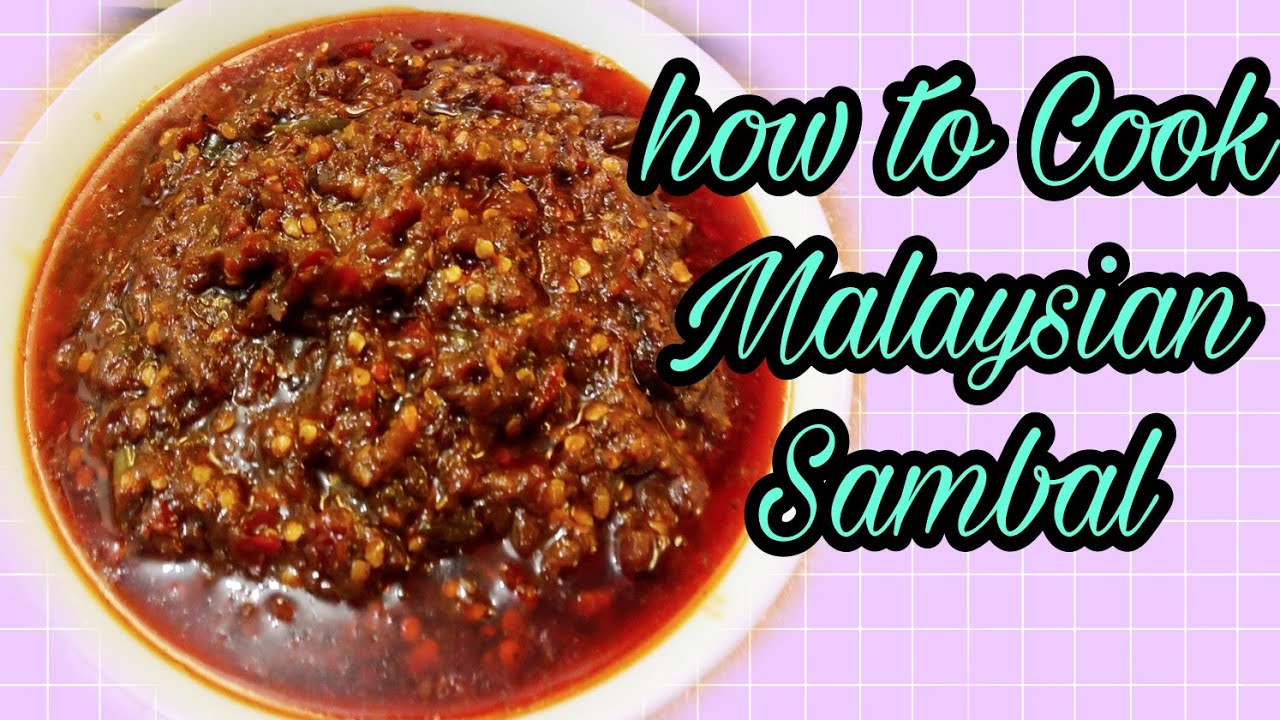 how to Cook Malaysian Sambal - YouTube