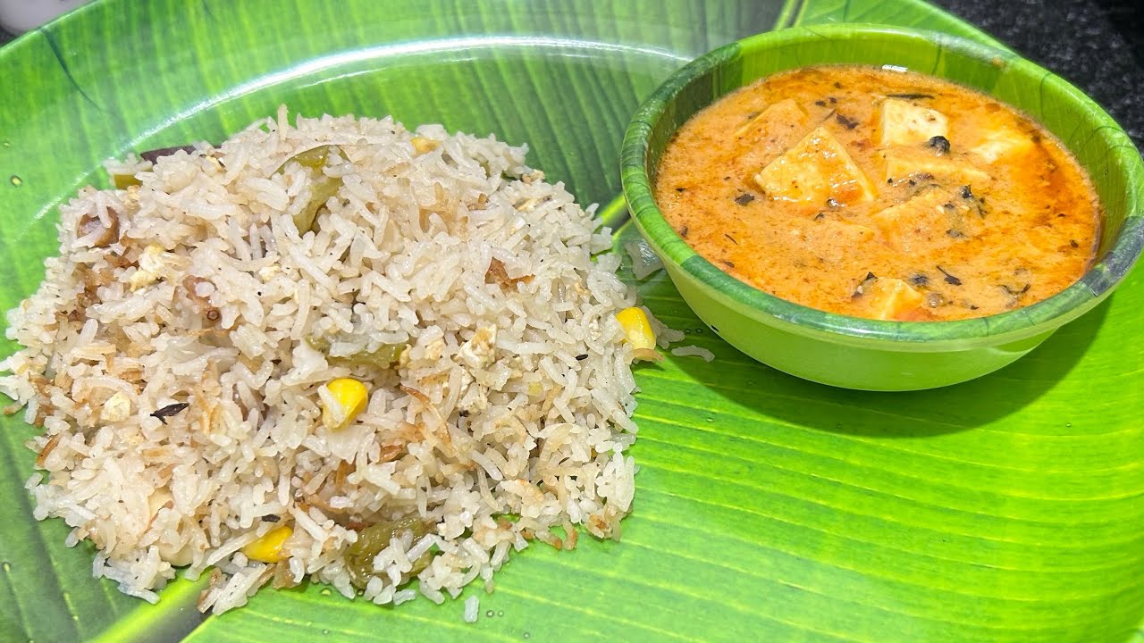 Shahi Paneer and Fried Rice Recipe | Cooking Vlog - YouTube