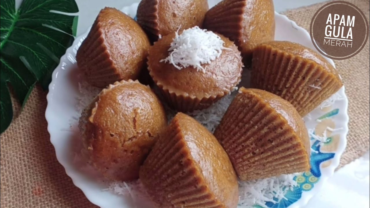 RESEPI KUIH APAM GULA MERAH - YouTube