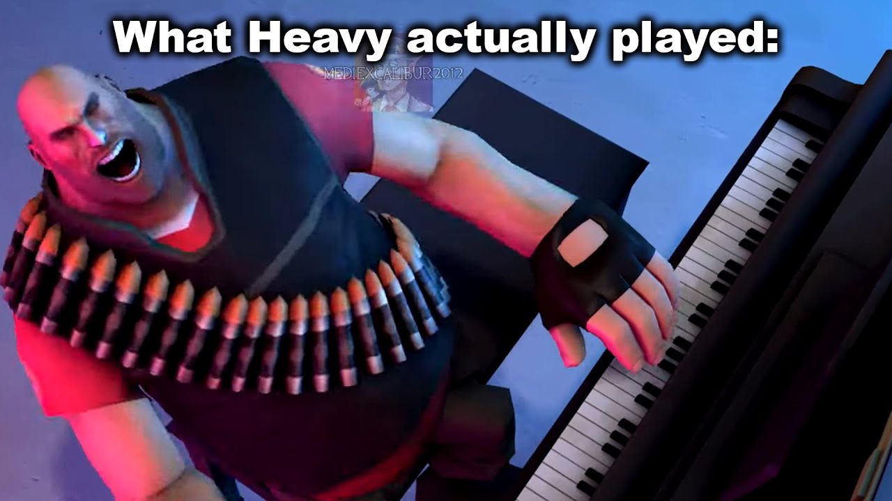 Pianos are Never Animated Correctly... (TF2 Heavy Piano) - YouTube