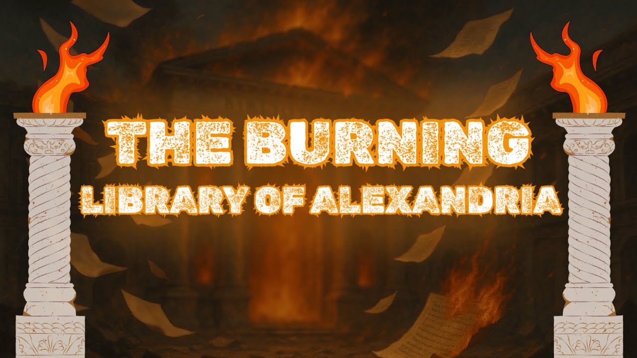 The Burning Library of Alexandria | A Calming Historical Bedtime Story ...