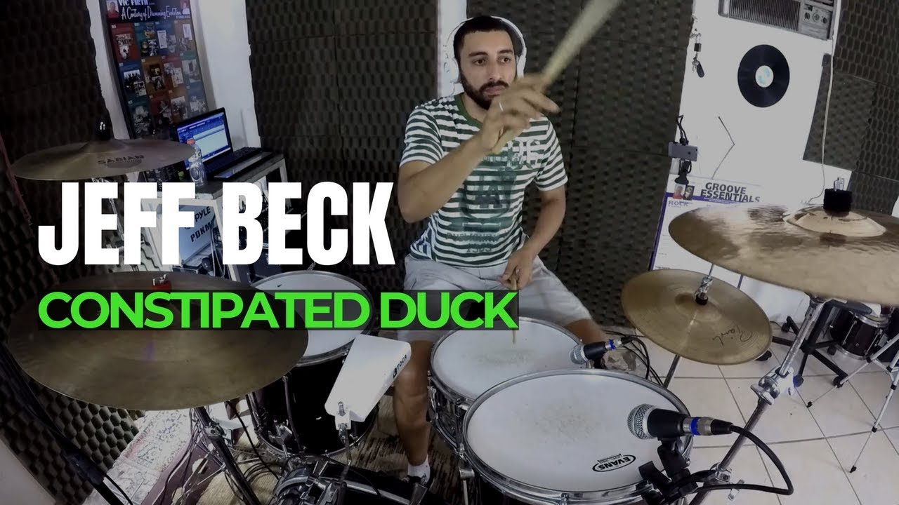 Jeff Beck - Constipated Duck - Thiago Vilela Drum Cover - YouTube