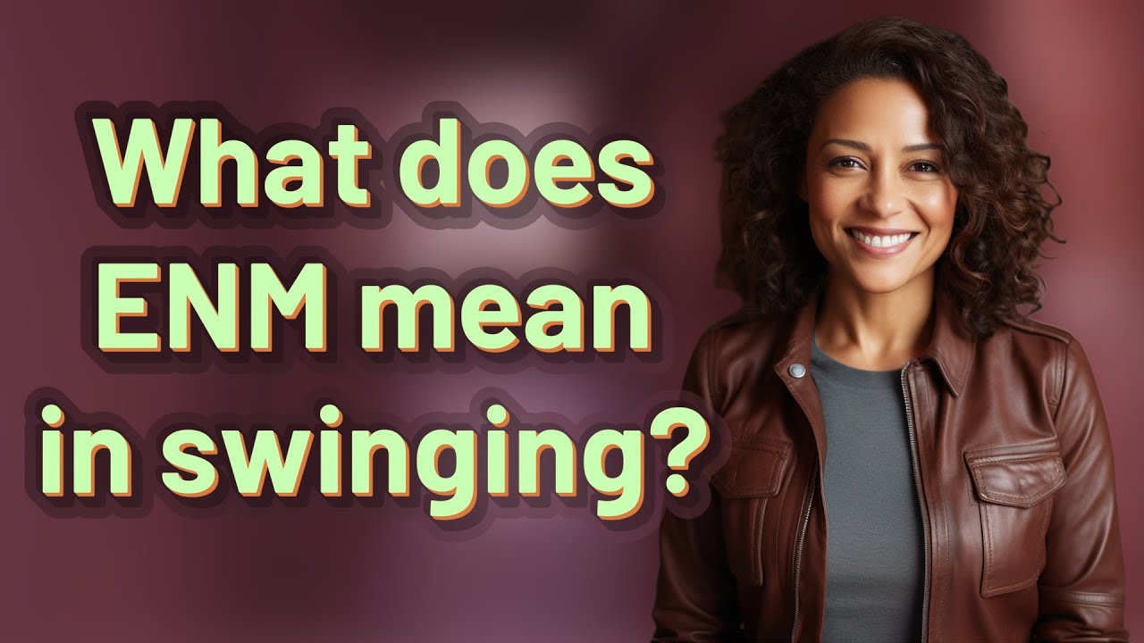 What does ENM mean in swinging? - YouTube