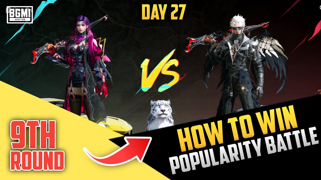 🔴 HOW TO WIN ROUND 9 POPULARITY BATTLE IN BGMI | POPULARITY BATTLE PK 8 ...