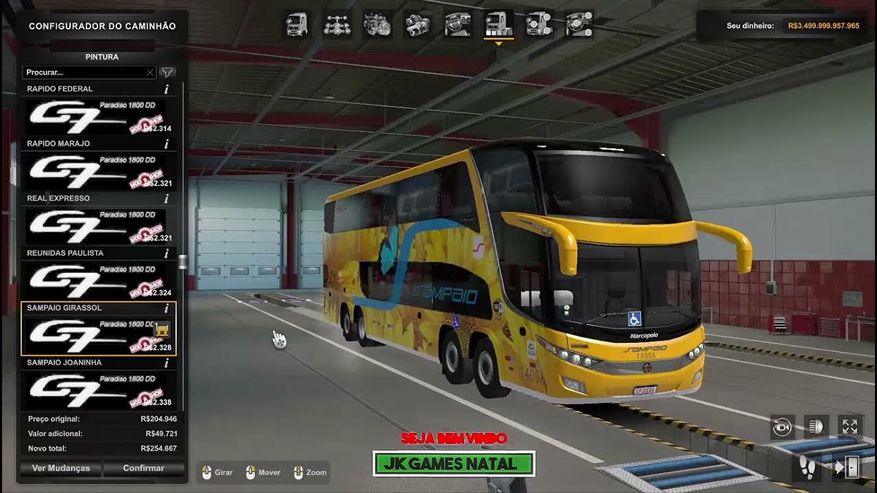 ETS2- EQUIPADO O G7 1800DD PARA NOVAS VIAGENS ( JK GAMES NATAL ) - YouTube