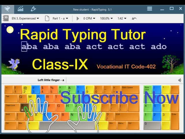 Rapid Typing 5 Typing Tutor: Add Ons. Touch Typing Lessons(Spanish)