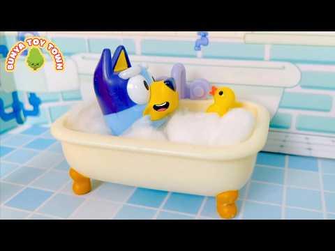 BLUEY Night Bedtime Routine | Lessons For Kids | Bluey Toys Pretend Play