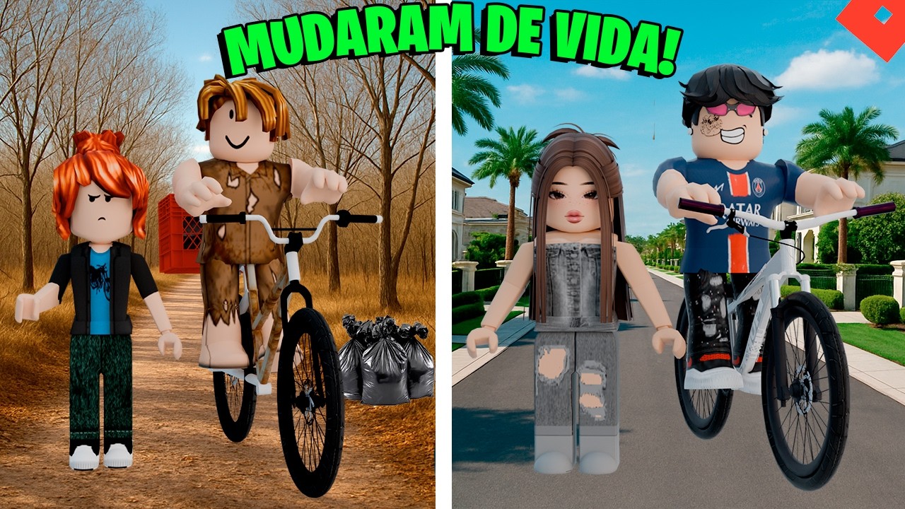 MUDEI de VIDA a FAMILIA POBRE e FICOU RICA DANDO GRAU 🤑🏍️ Roblox rp - YouTube