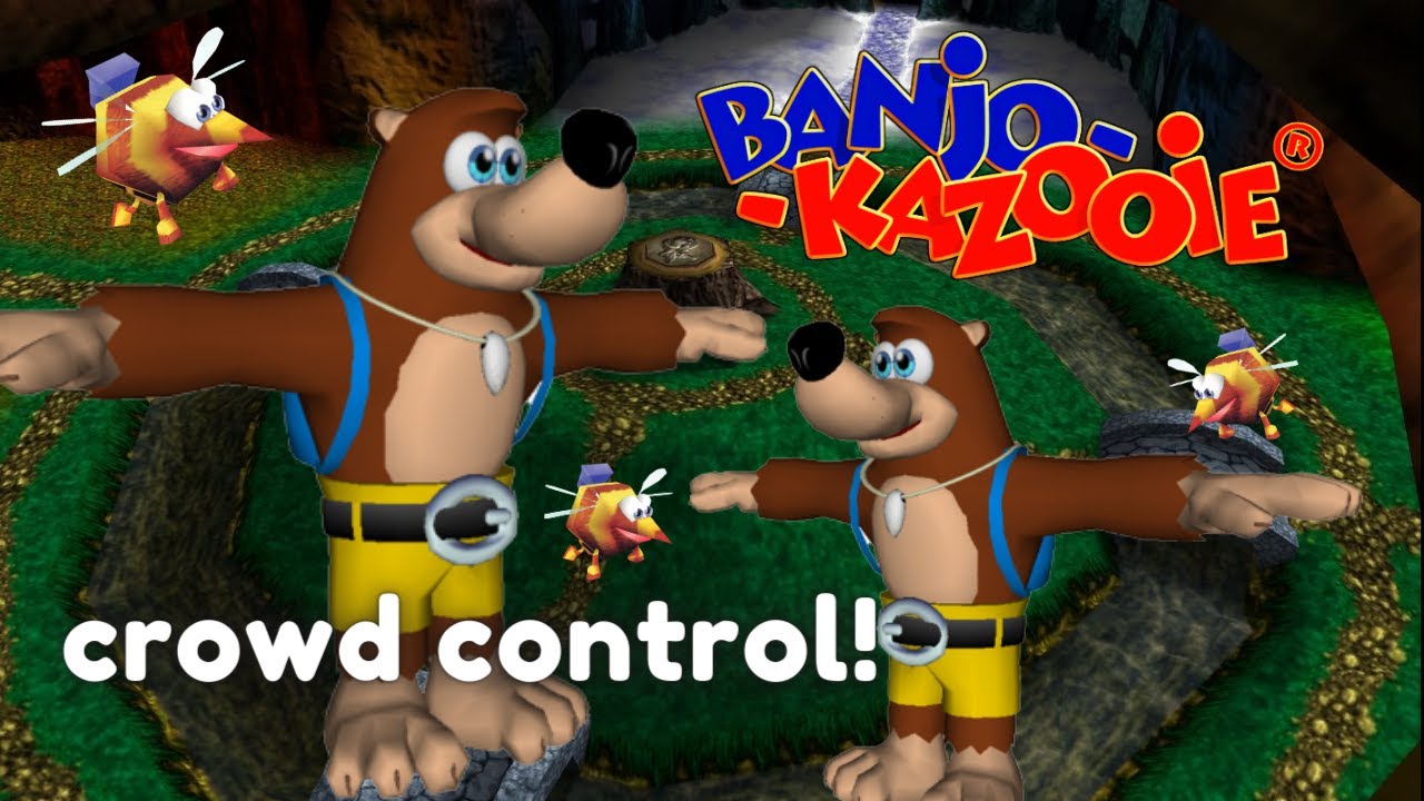 Banjo Kazooie CROWD CONTROL! twitch chat affects my game and causes ...