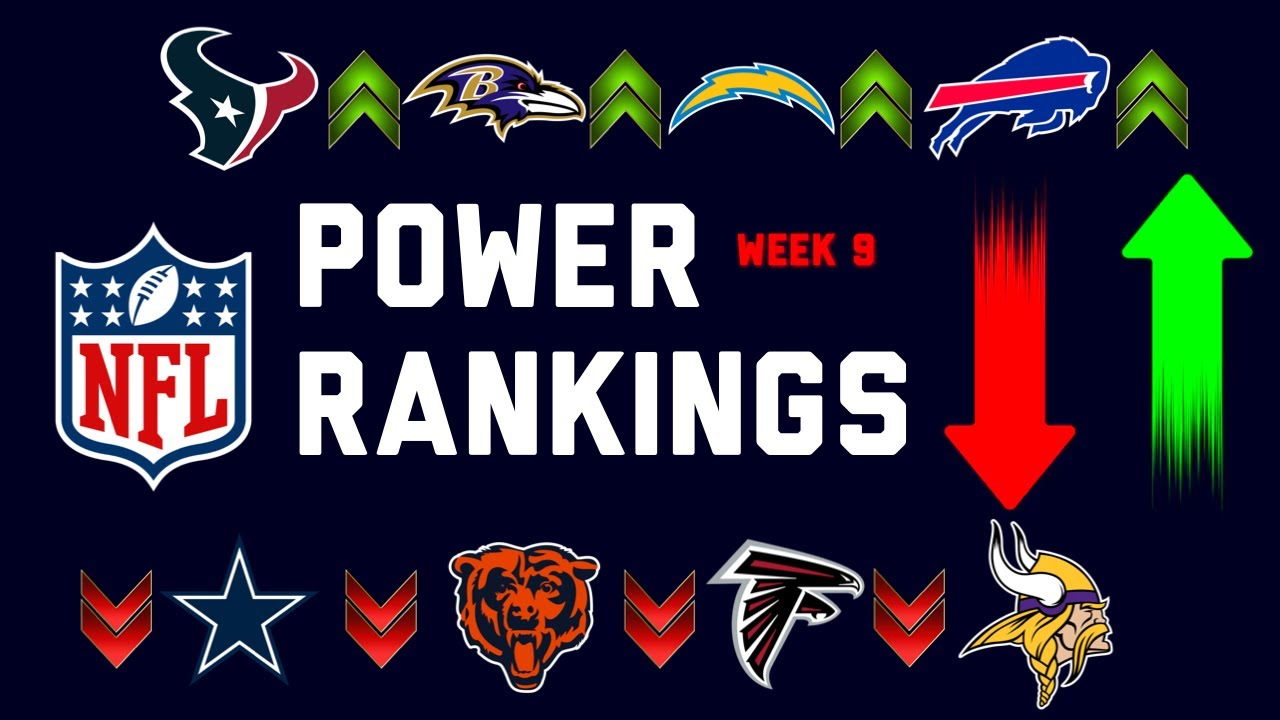 NFL Power Rankings Week 9 - YouTube