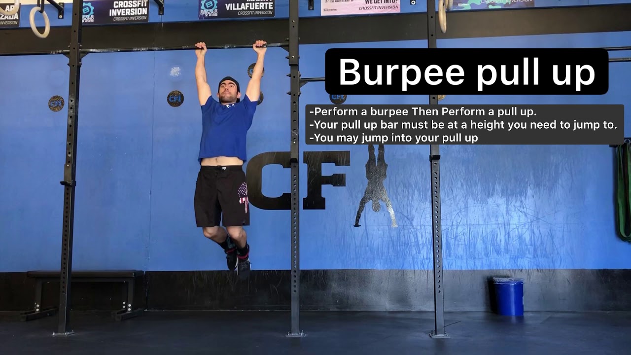 Burpee pull up - YouTube