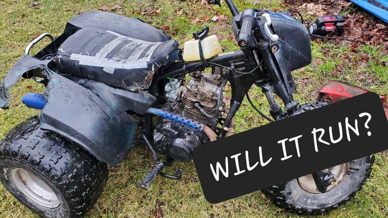 Reviving a $180 1986 Kawasaki KLT-185 from the Dead: Will It Roar or ...