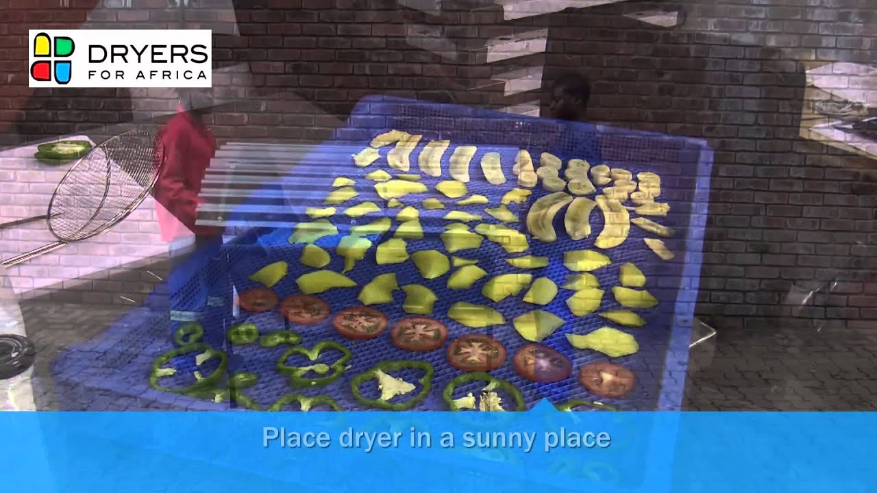 Dryers for Africa - Solar drying - YouTube