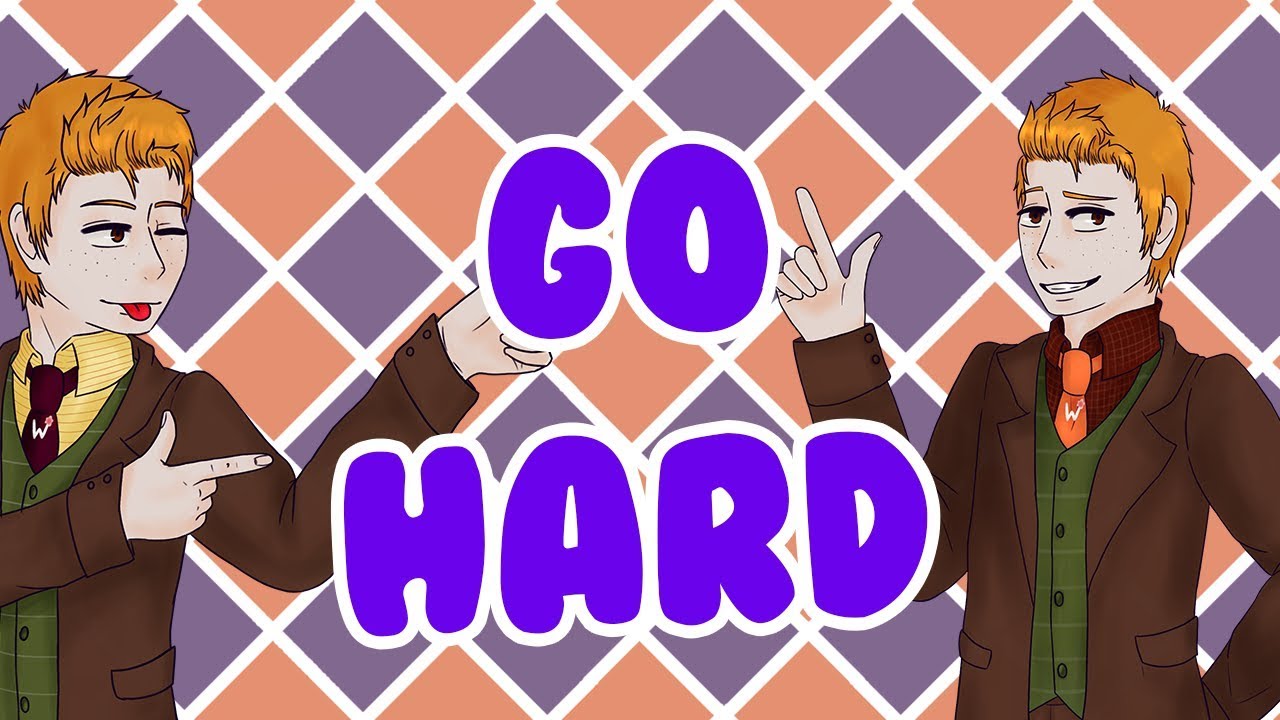 GO H4RD / Fred and George meme [HARRY POTTER] - YouTube