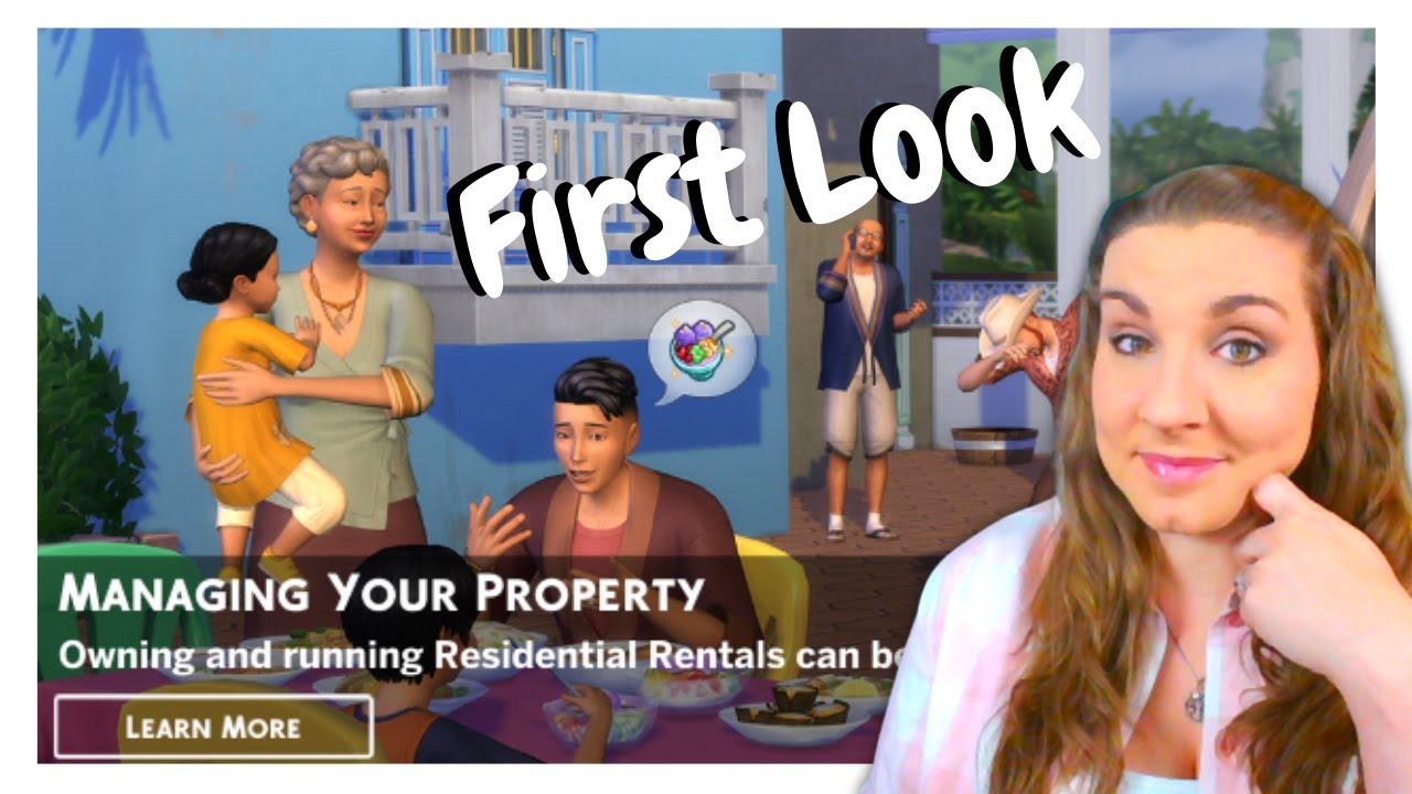 My First Look at The Sims 4 For Rent - YouTube