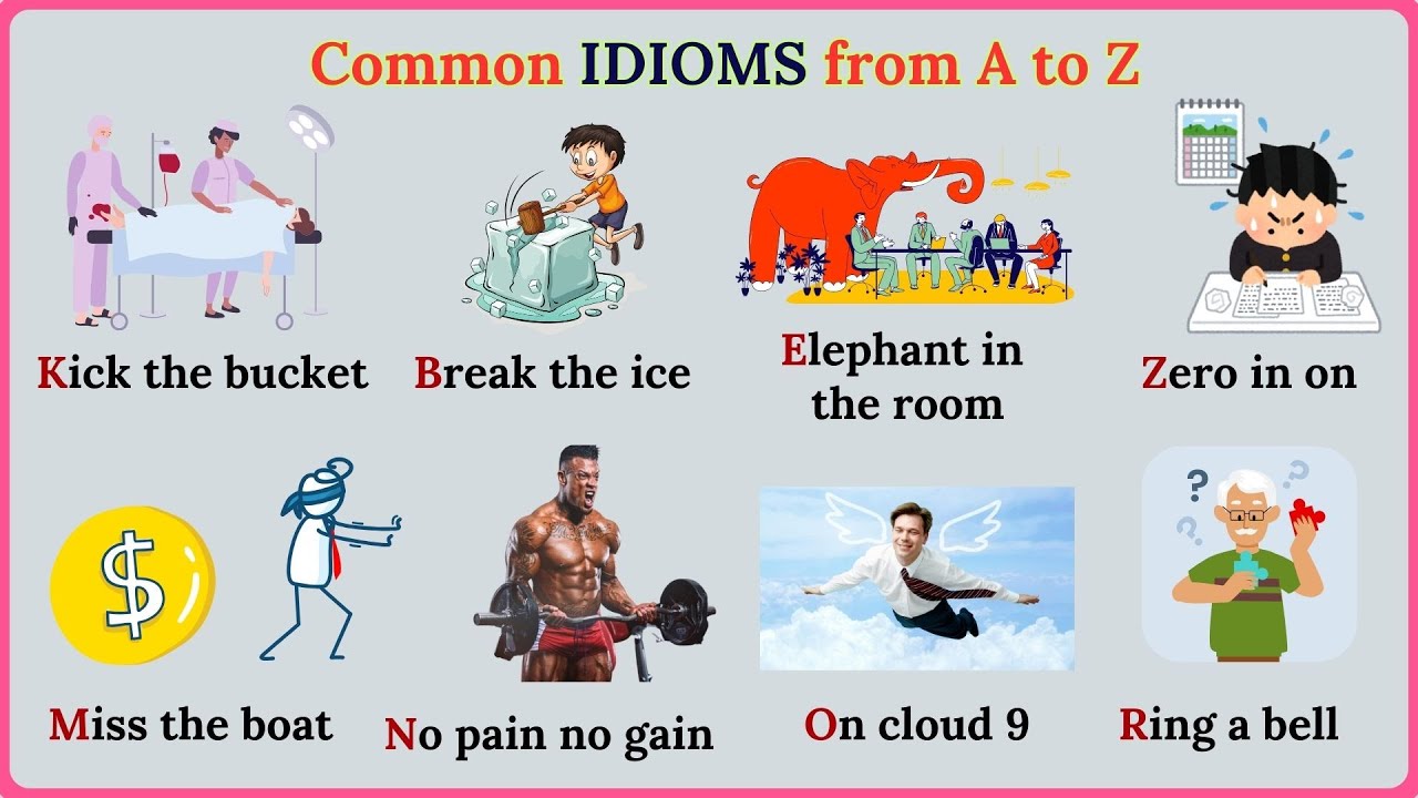Lesson 160: A-Z Idioms Explained! Learn Common English Idioms with ...