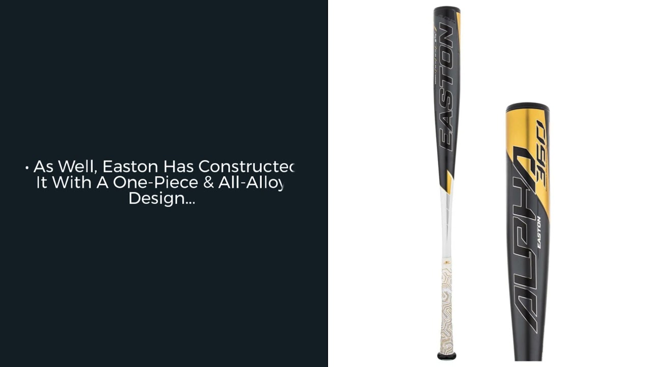Review: Easton Alpha 360 XL BBCOR Baseball Bat (BB20ALX) - YouTube