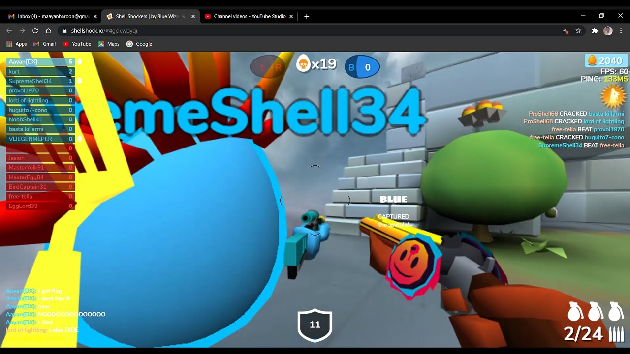 A pro in shell shockers with only scrammbler and pistol part 7 - YouTube