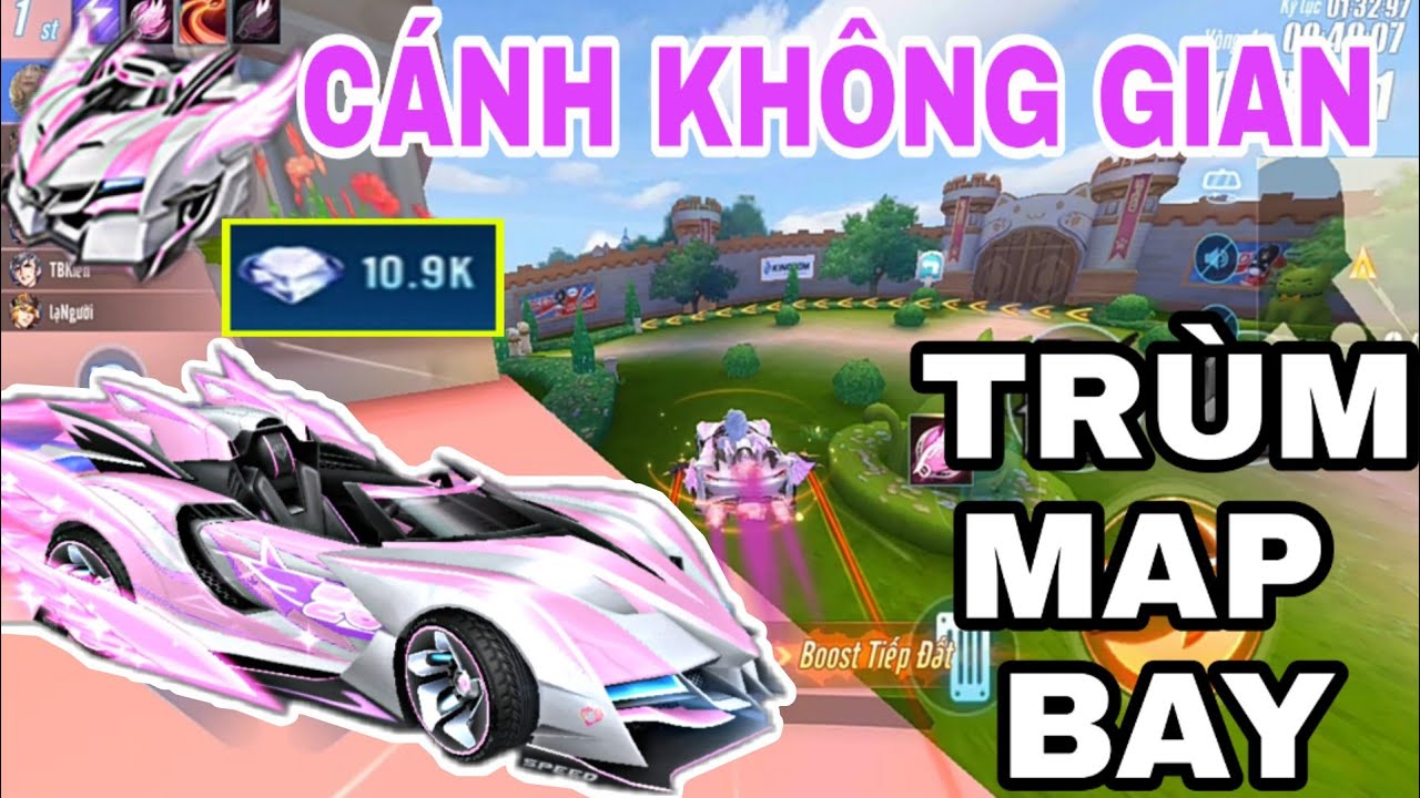 【ZING SPEED MOBILE】TRÙM MAP BAY A Car CÁNH KHÔNG GIAN siêu cute - Bay ...