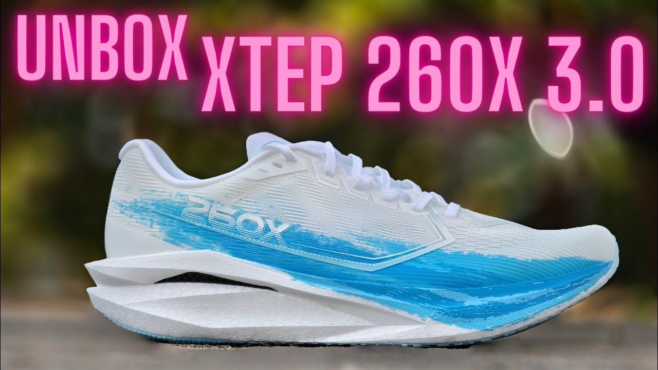 Unbox Xtep 260X 3.0 รองเท้าซ้อมพร้อมซิ่ง - YouTube