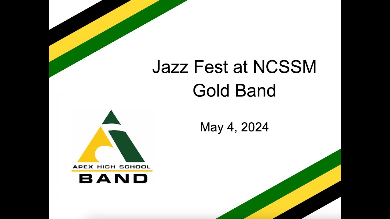 Gold Jazz Band at NCSSM Jazz Festival May 4, 2024 - YouTube
