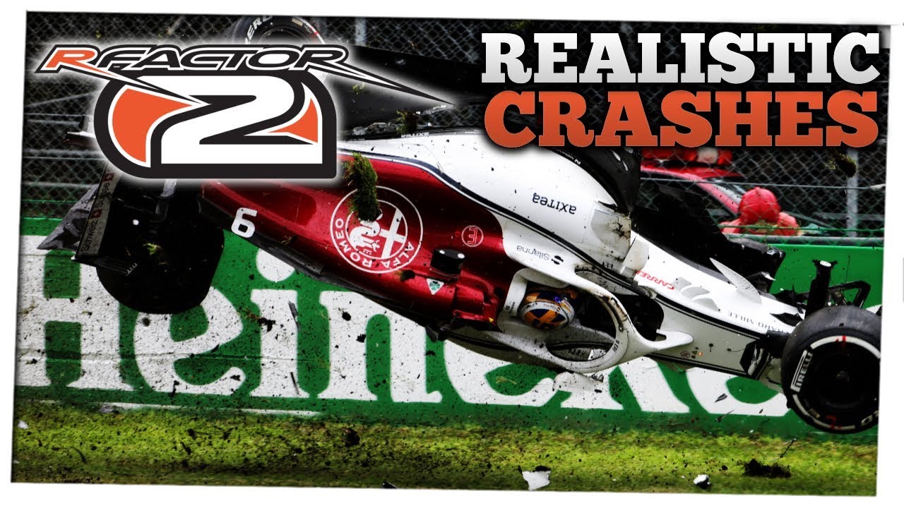 rFactor 2 REALISTIC Crashes #30 [FullHD] | F1 Bros League | Voatrex ...