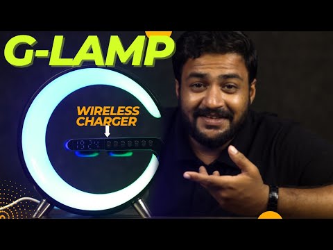 G Lamp Smart Light & Speaker | With Wireless Phone Charger & 256 Light ...