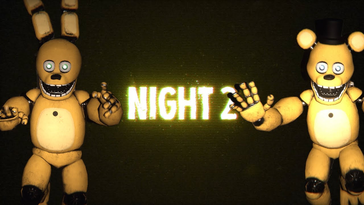 NIGHT 2 SPRING BONNIE AND SPRING FREDDY WONT LET ME LIVE | Fnaf Those ...