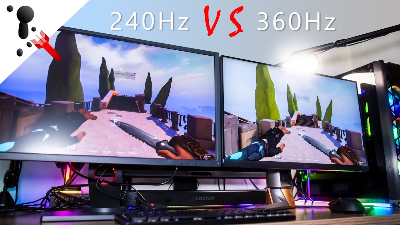 240Hz VS 360Hz By FPS Veteran Feat ASUS PG259QNR Monitor YouTube