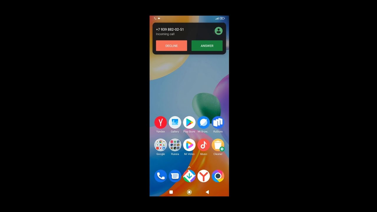 POCO C40 incoming call (Screen Video) - YouTube