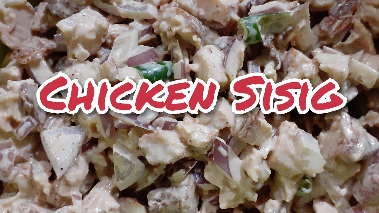 Chicken Sisig with Mayonnaise - YouTube