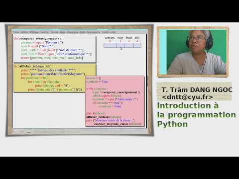 Introduction à la programmation Python 5e : exemple de programme avec ...