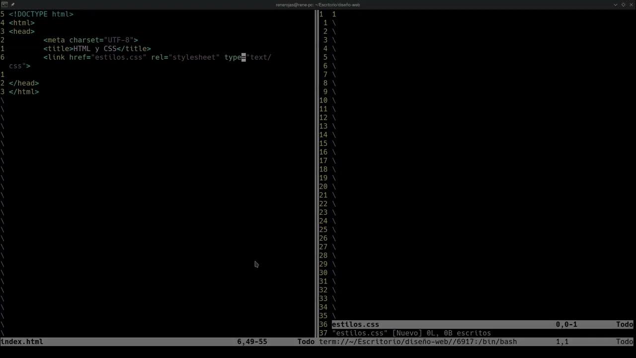 HTML Y CSS - PRIMEROS PASOS - 01 - YouTube
