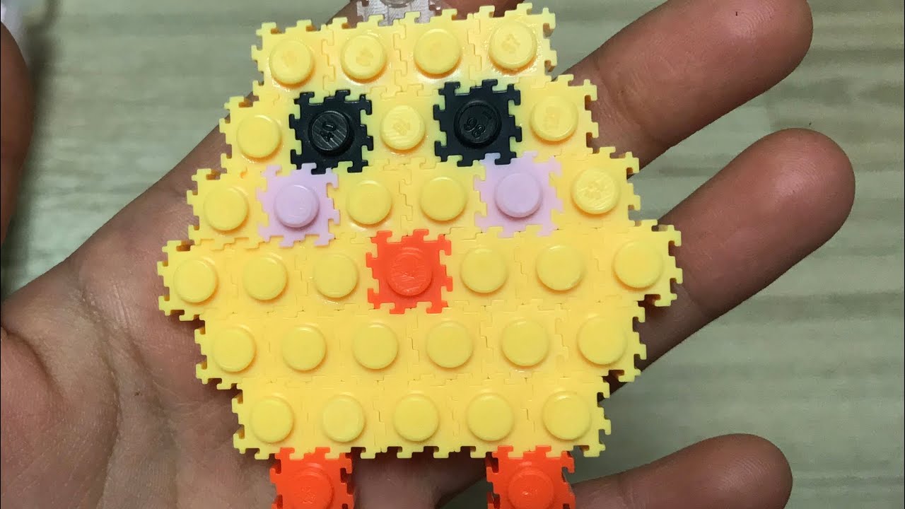 디폼 블럭으로 병아리 만들기 Making deform block - YouTube