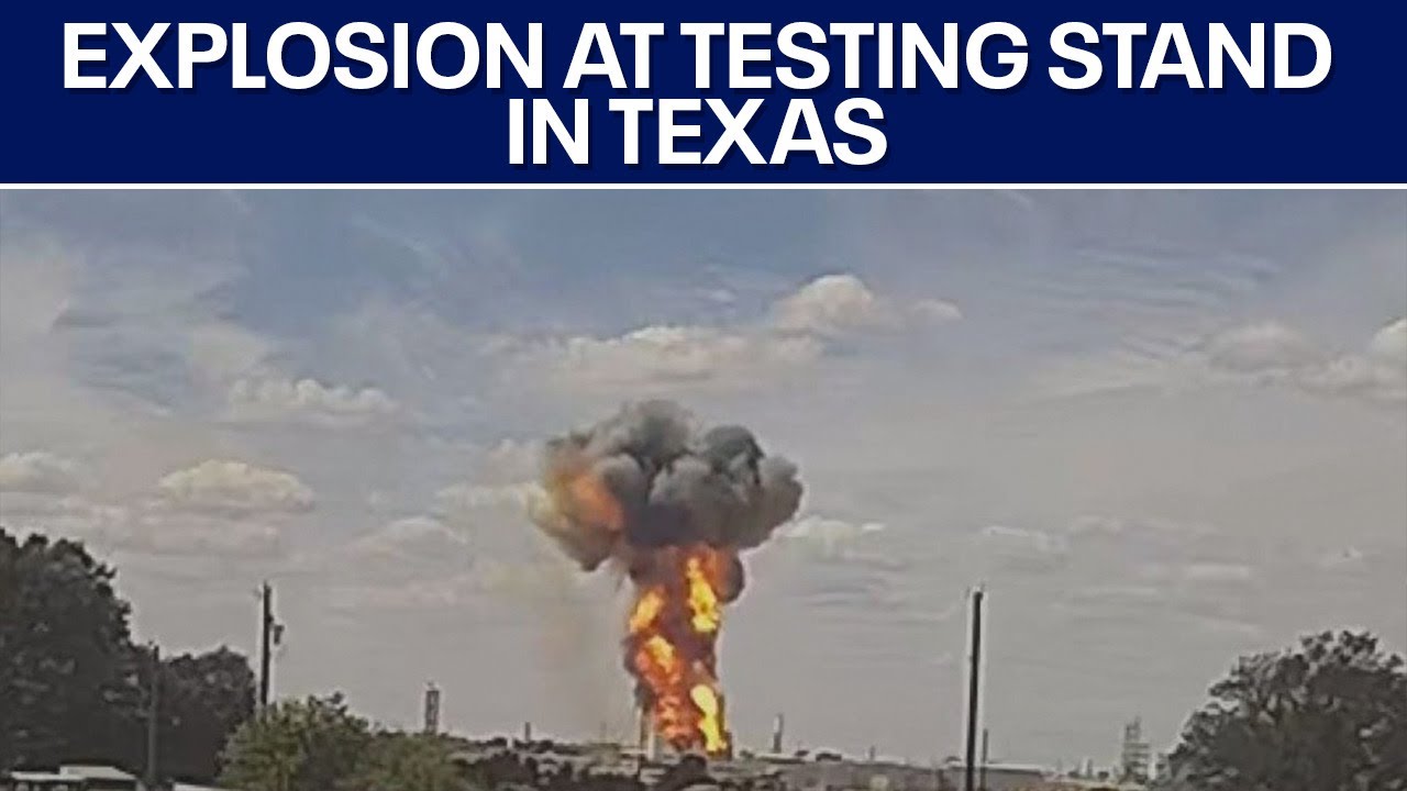 Firefly Aerospace rocket test stand explodes | FOX 7 Austin - YouTube