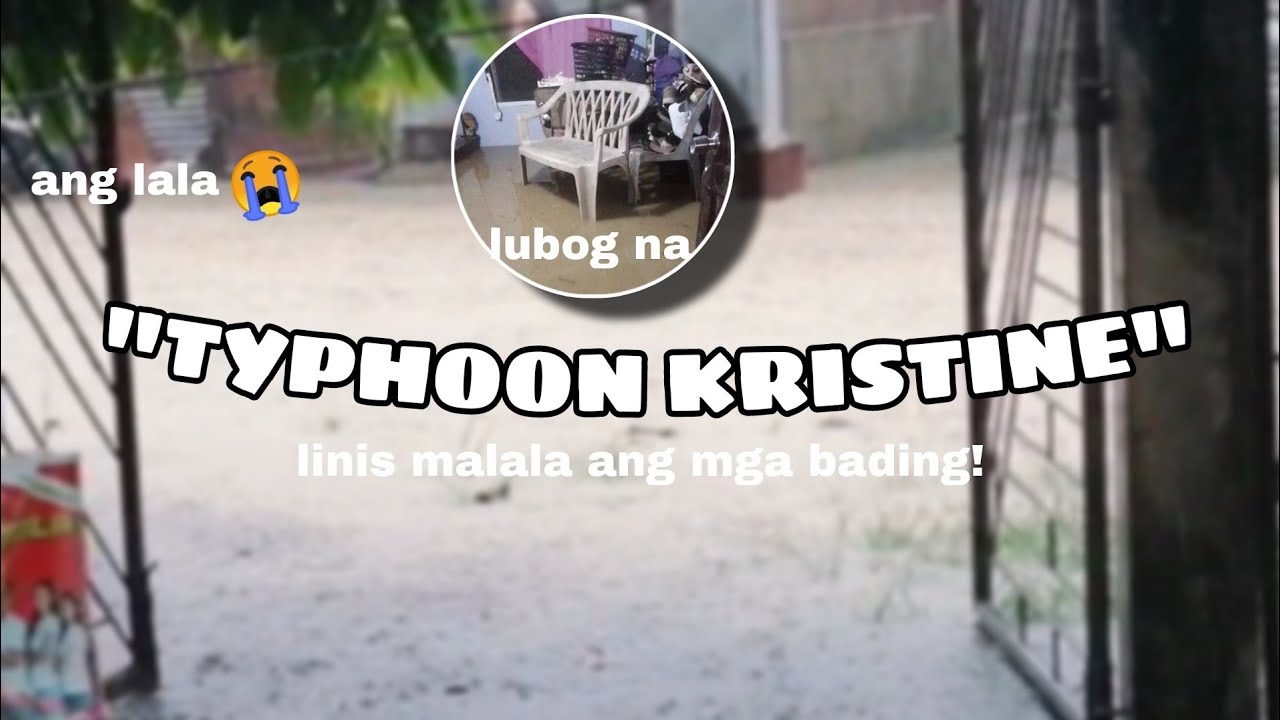 MINI VLOG #08 | TYPHOON KRISTINE | grabe ang lala | Ckaira Bacorro ...