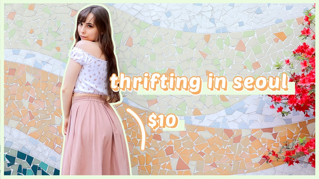 Thrifting in Korea 🌻 Vin Prime Lookbook & Haul •• 빈프라임 구제옷 룩북 - YouTube