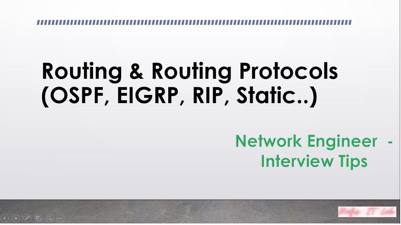 It Network Engineer Interview Tips 20 Questions Routing Protocols