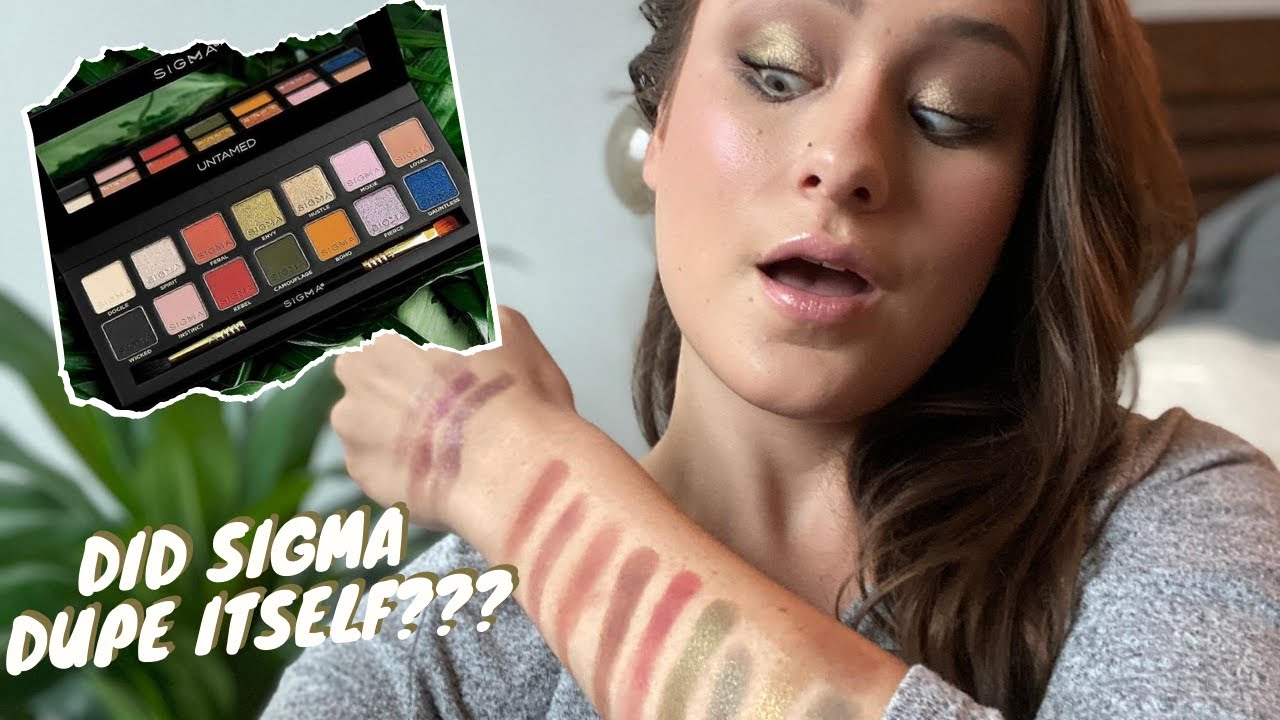 NEW Sigma Beauty Untamed Palette | tutorial + swatch comparisons to ...