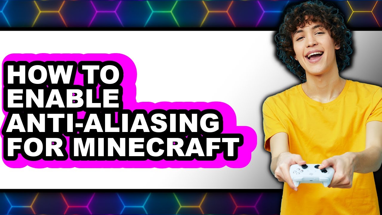 How to Enable Anti-aliasing for Minecraft - Step by Step - YouTube