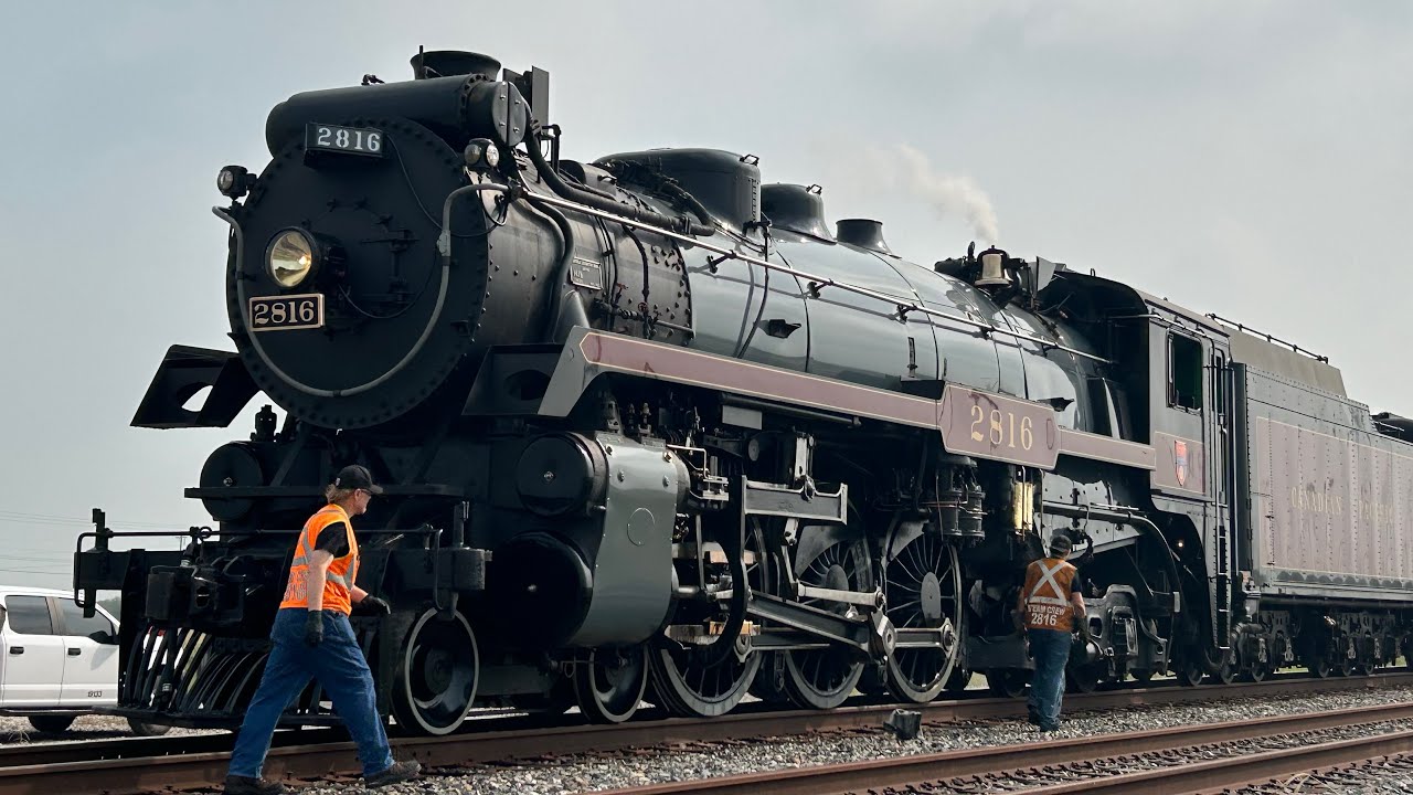 Chasing cp 2816 (the Empress) - YouTube